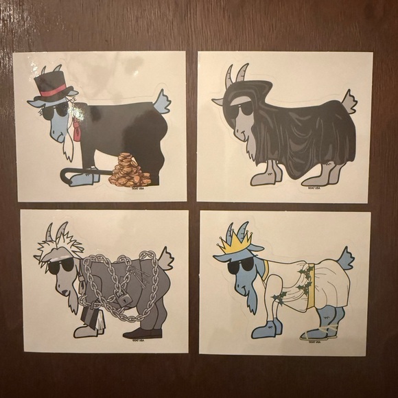 Goat Usa | Other | Goat Usa A Christmas Carol Goat Sticker Set | Poshmark